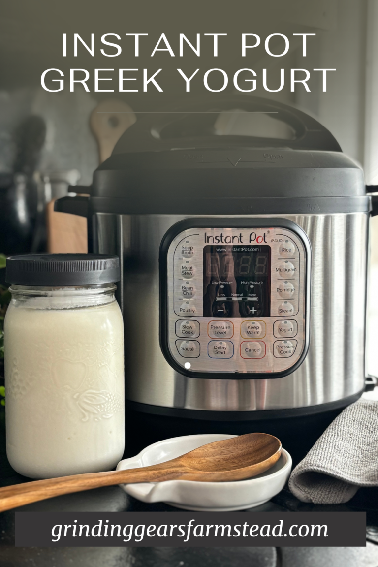 Instant Pot Greek Yogurt - Grinding Gears Farmstead